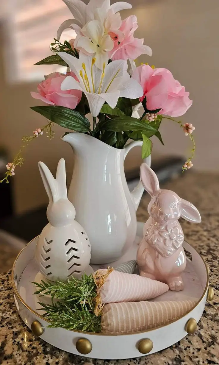 75 Ideas de Centros de Mesa de Pascua que Gritan ¡Primavera! - Hablemos ...